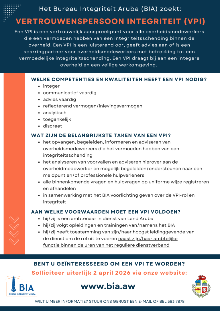 Bureau Integriteit Aruba – Bureau Integriteit Aruba
